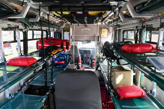 AmbuBus (Bus Strecher Conversion Kit) - First Line Technology